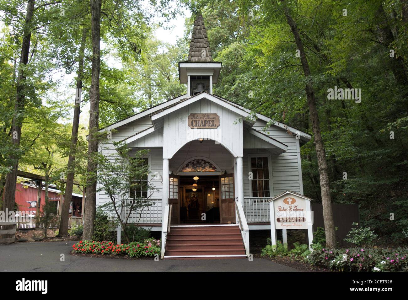 Robert F. Thomas Chapel, at Dollywood in Pigeon Forge, TN, USA Stock ...