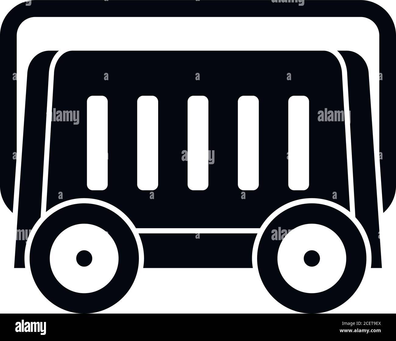 Portable generator icon. Simple illustration of portable generator ...
