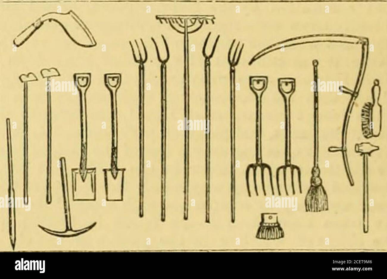 Garden tools hung on wall hi-res stock photography and images - Alamy