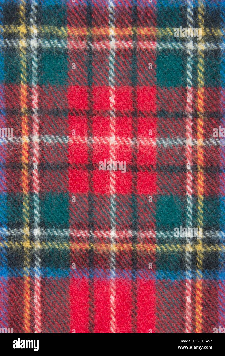 Red plaid material in a vertical format Stock Photo - Alamy