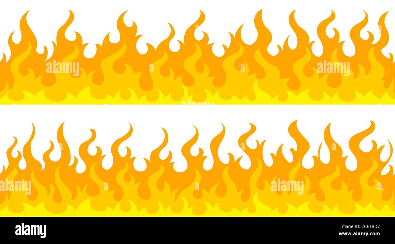 Fire flame frame borders Stock Vector Image & Art - Alamy