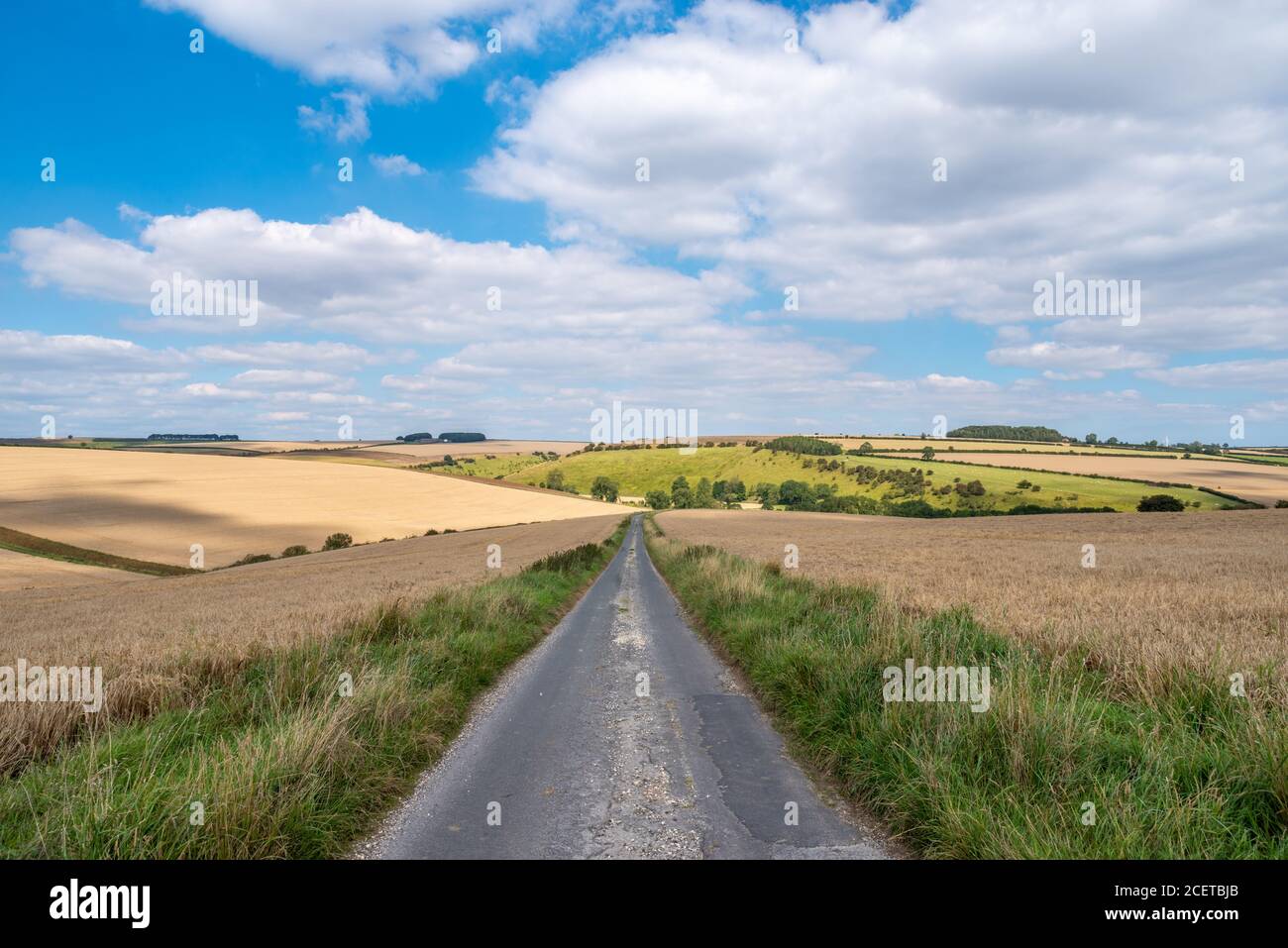 Perspective in country road hi-res stock photography and images - Alamy