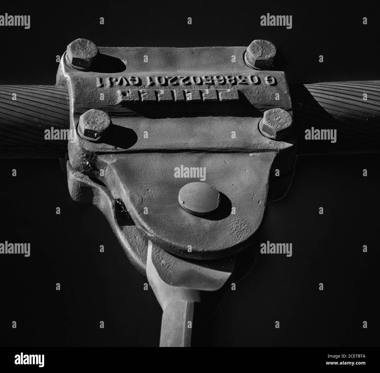 Cable Suspension Bridge Cable Stock Photo - Alamy