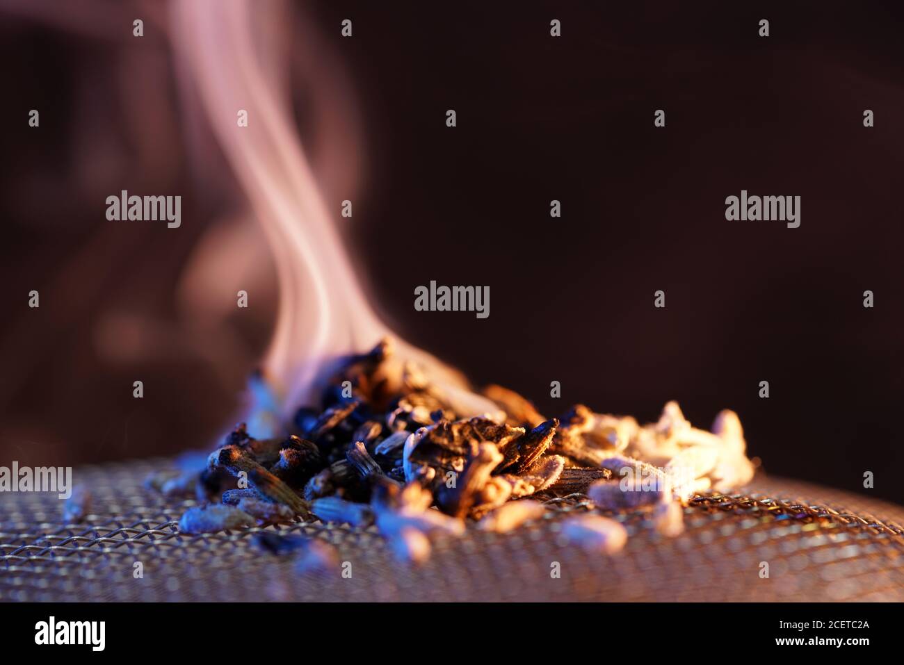 Closeup shot of thyme seeds and smoke Stock Photo - Alamy