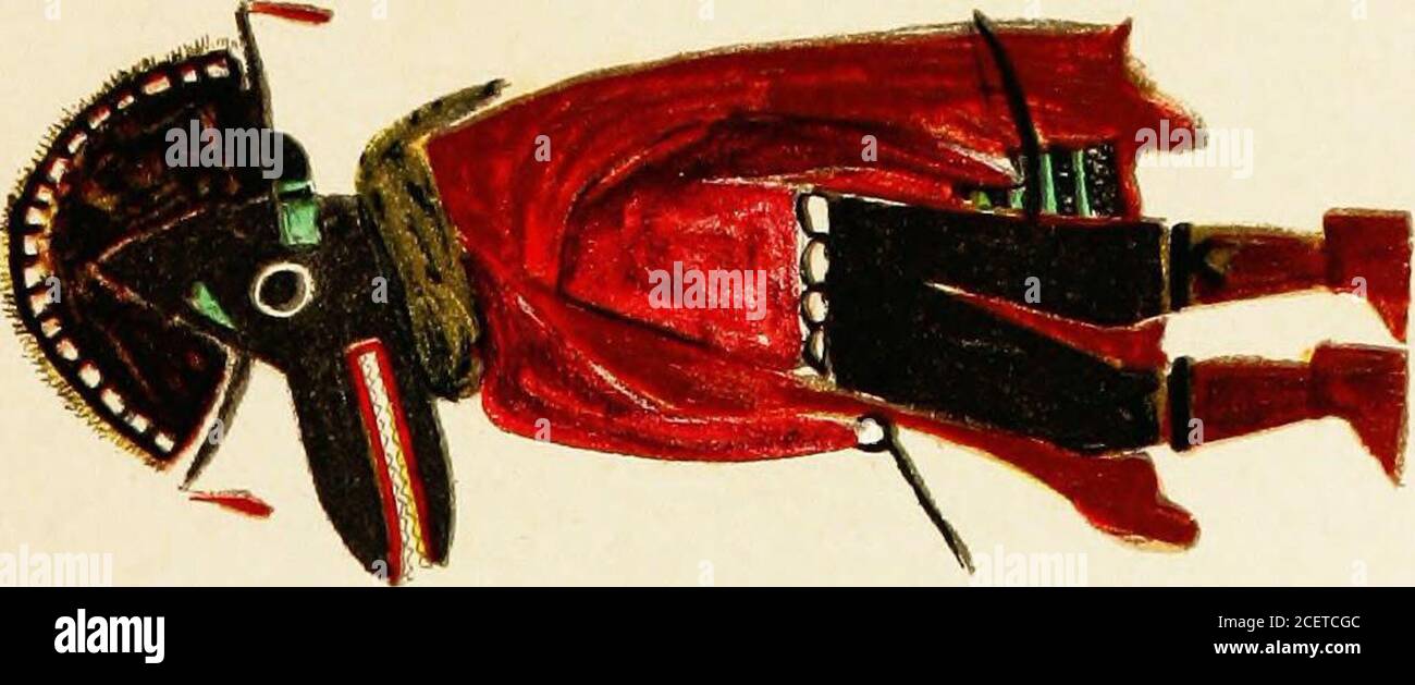 . Hopi Katcinas drawn by native artists.