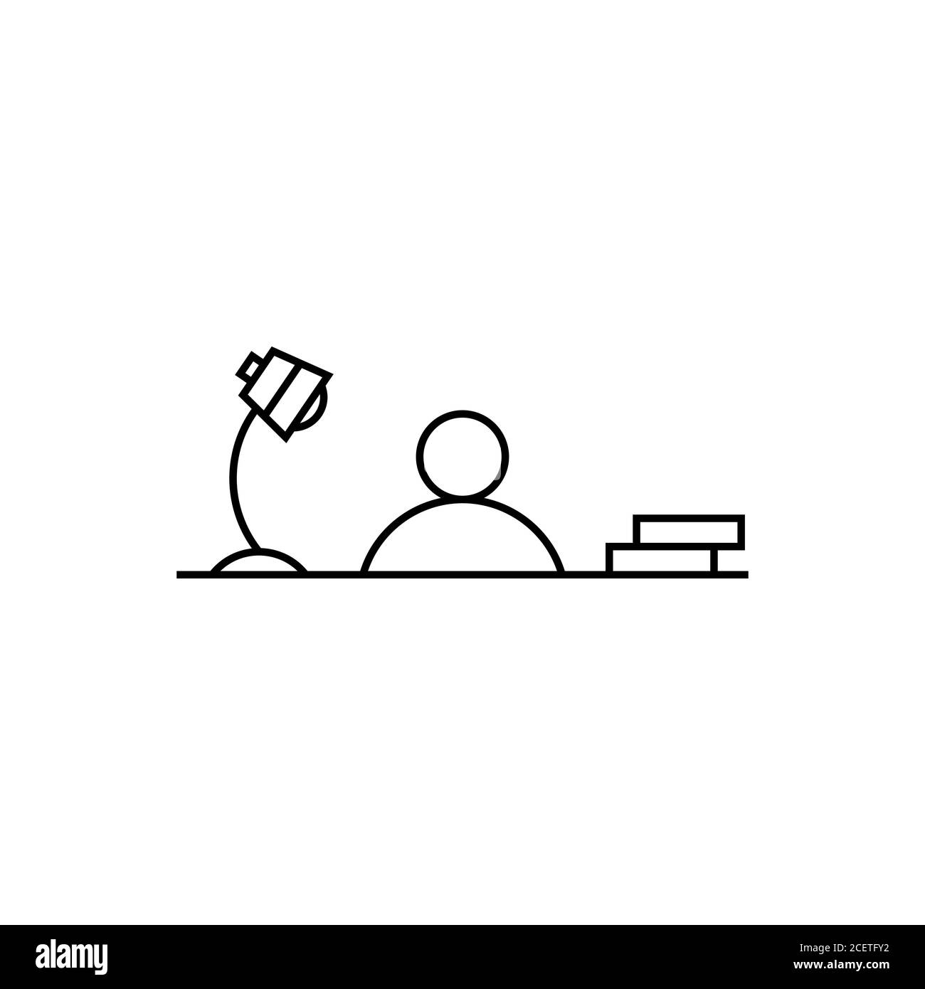 This is a vector design set of educational icons that uses the outline ...