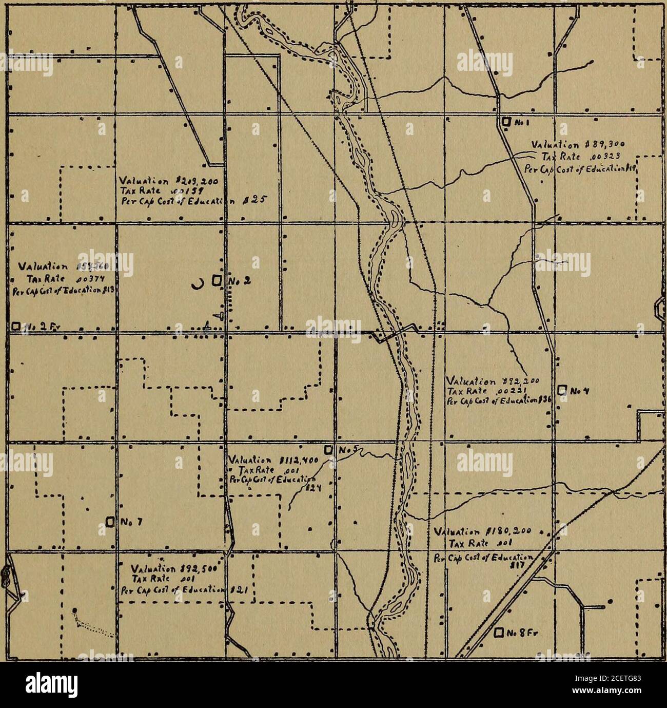 . Two types of rural schools, with some facts showing economic and ...