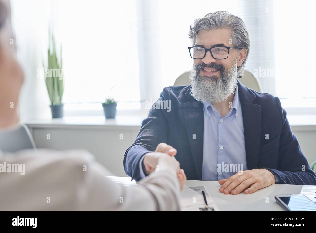 Over The Shoulder Shot Interview