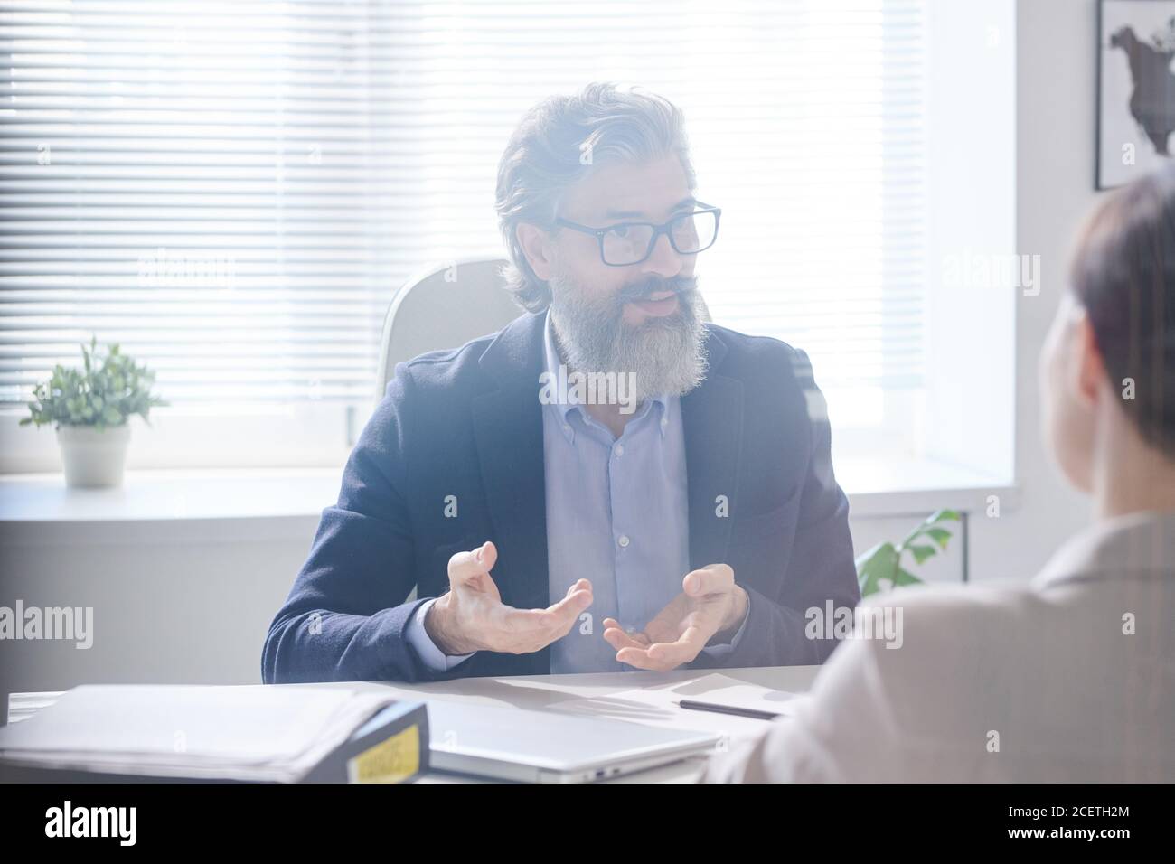 Over The Shoulder Shot Interview