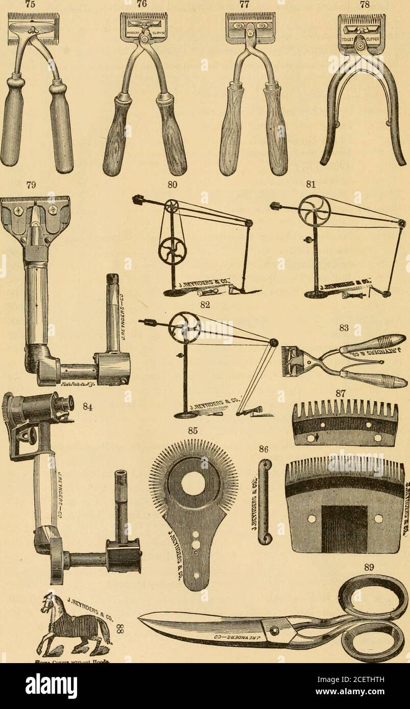 . Illustrated alphabetical register of veterinary instruments ...