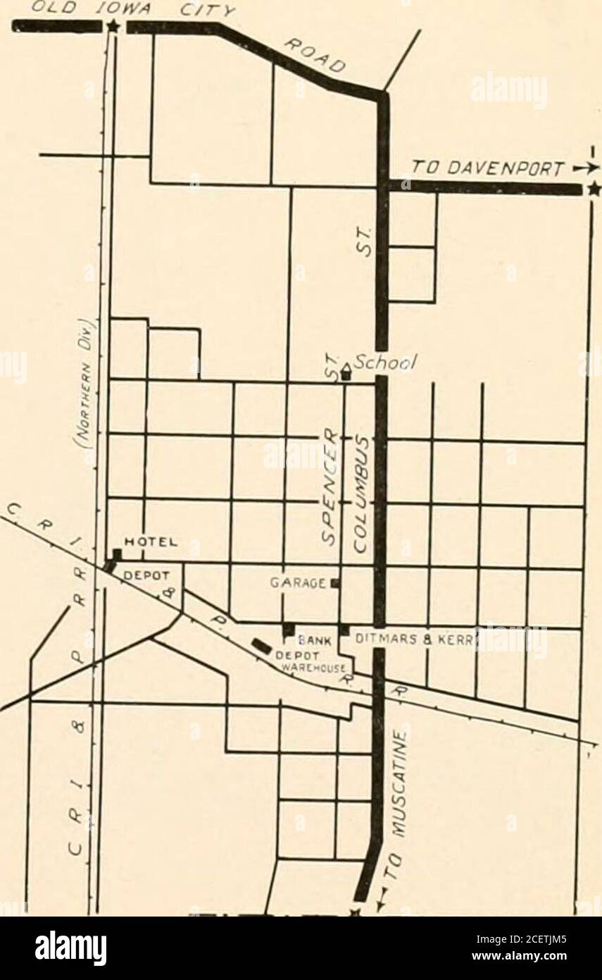 Map of muscatine hi-res stock photography and images - Alamy