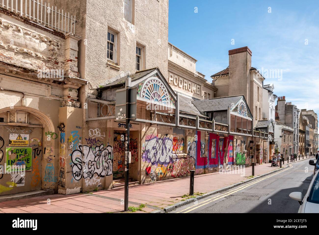 Brighton August 28th 2020: The Hippodrome in Brighton, now derelict ...