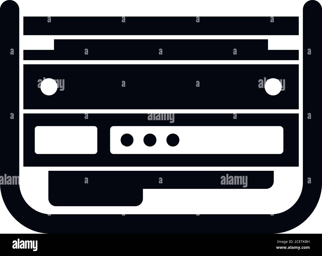 Gasoline generator icon. Simple illustration of gasoline generator ...