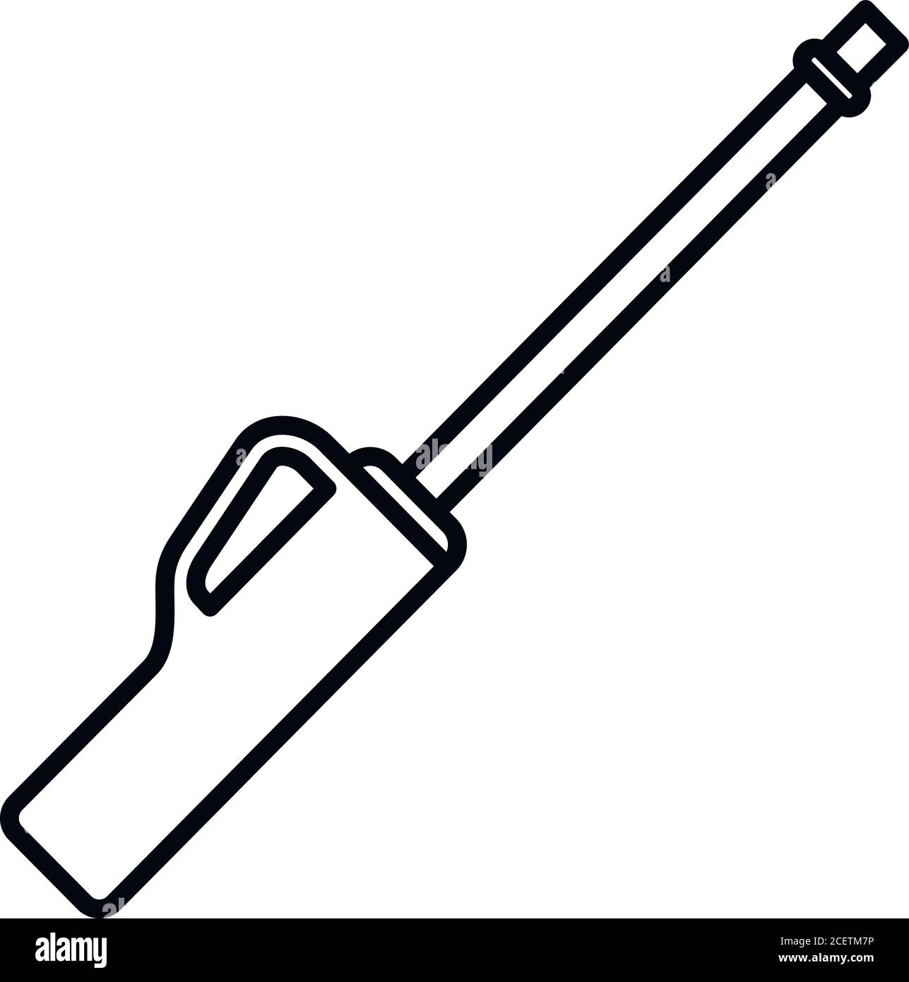 Gasoline kitchen tool icon. Outline gasoline kitchen tool vector icon ...