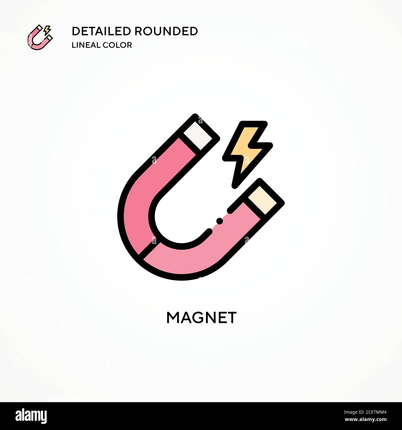 Magnet vector icon. Modern vector illustration concepts. Easy to edit ...