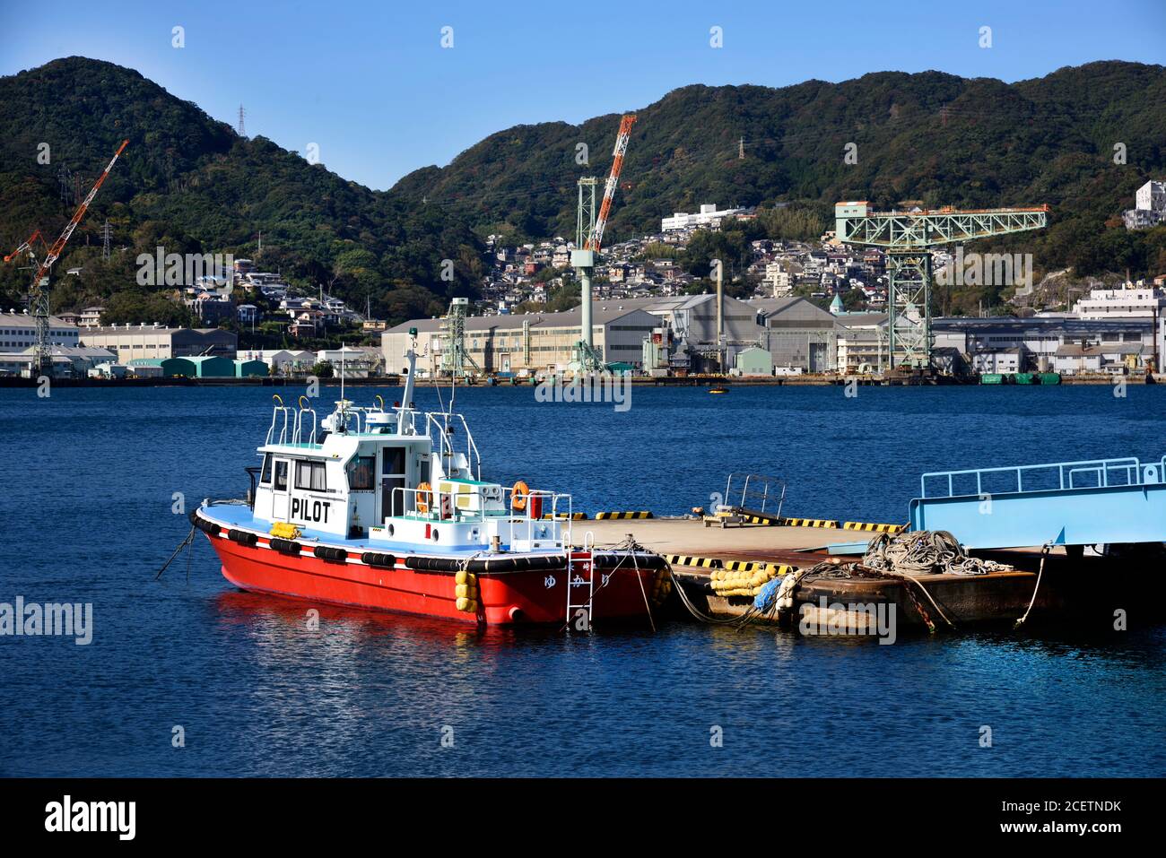 Nagasaki Harbour Japan Stock Photo - Alamy