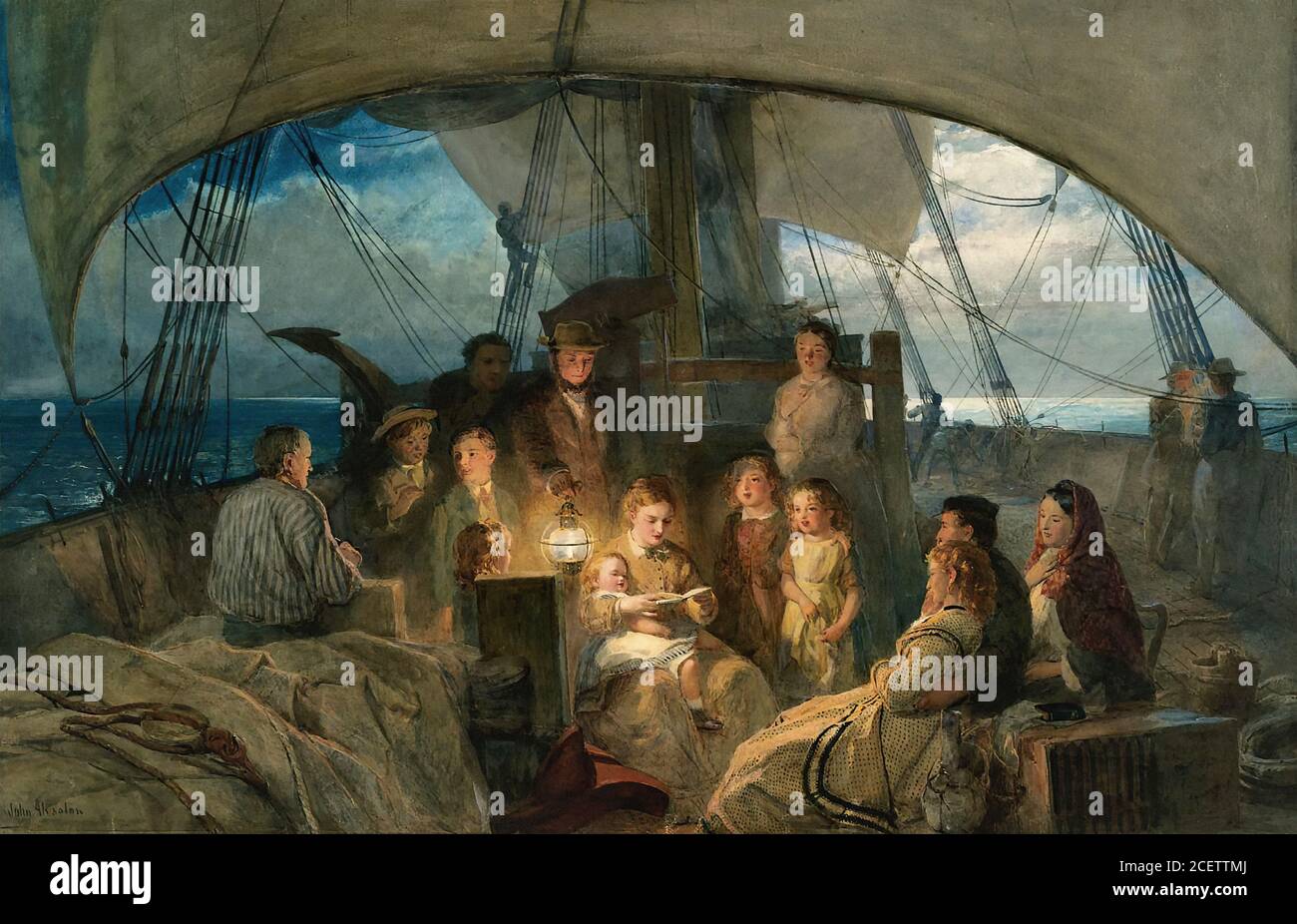 Emigrant ship 19th century hi-res stock photography and images - Alamy