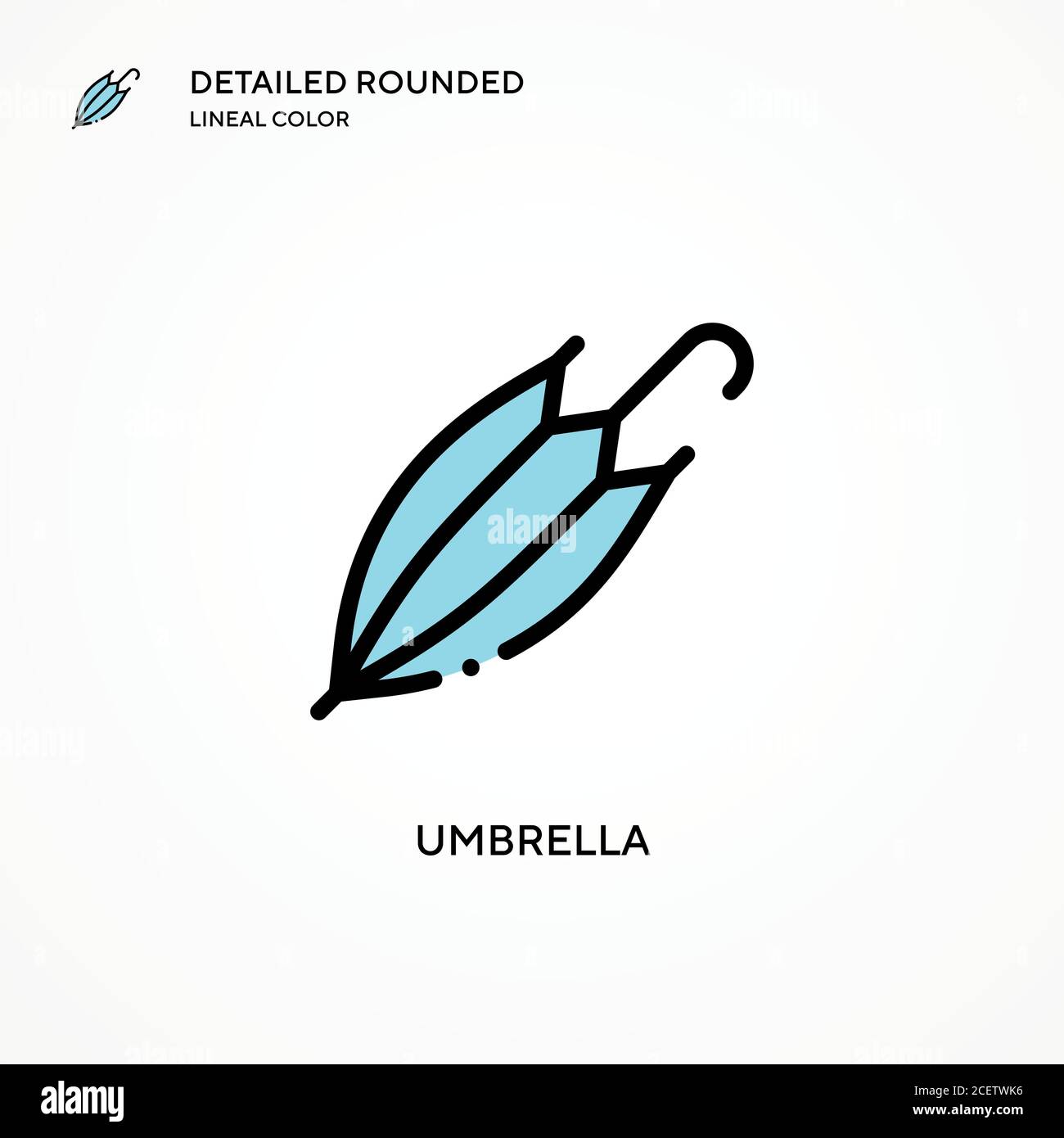 Umbrella vector icon. Modern vector illustration concepts. Easy to edit ...