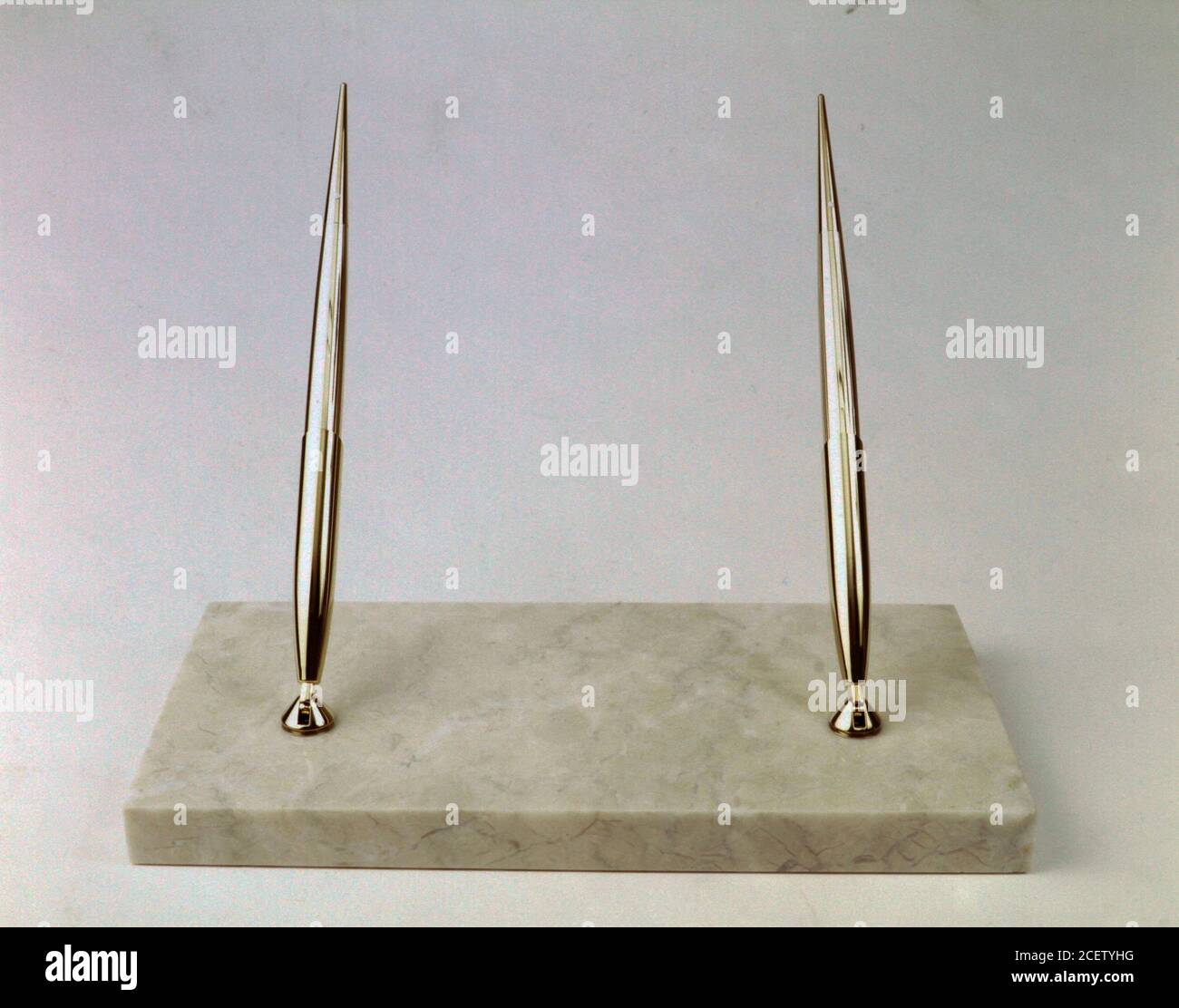 Writing set for office with fountain pen and ballpoint pen. Writing set ...