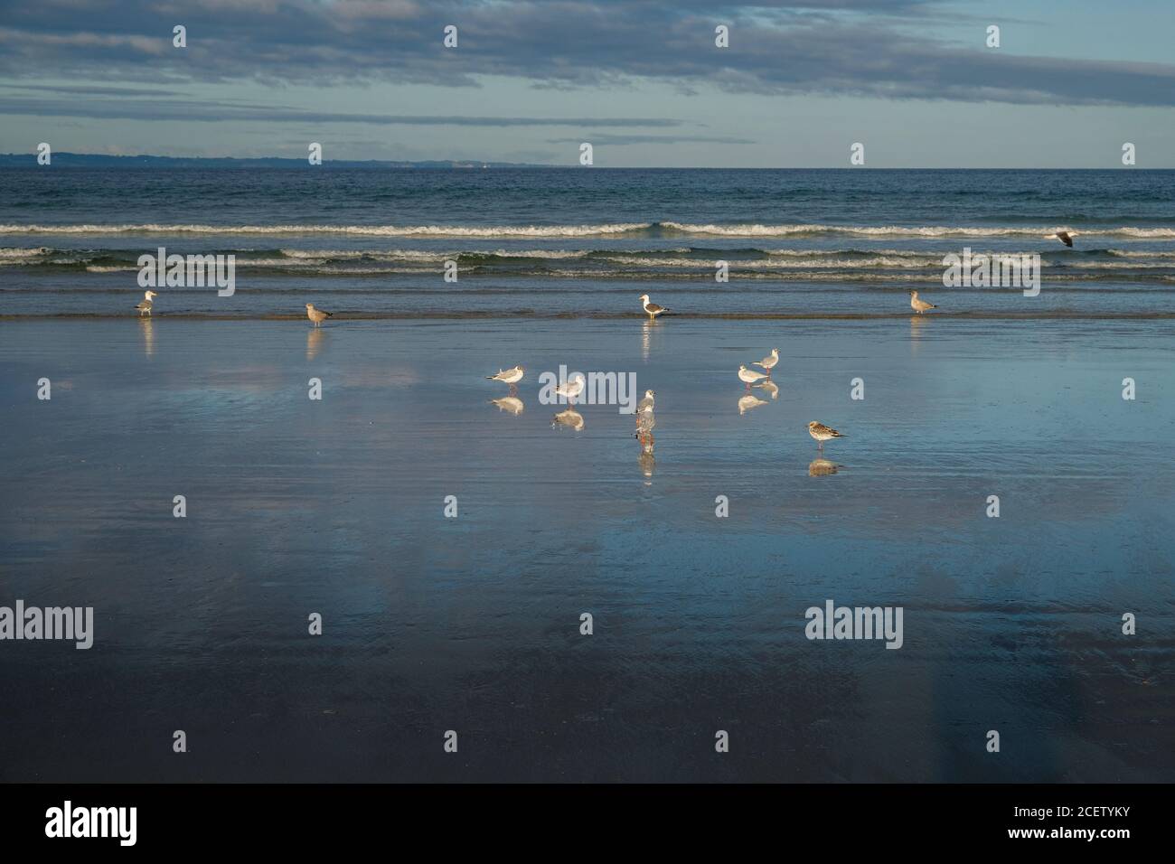 On 02/08/2020, Pentrez, Finistère, Brittany, France. The beach of ...