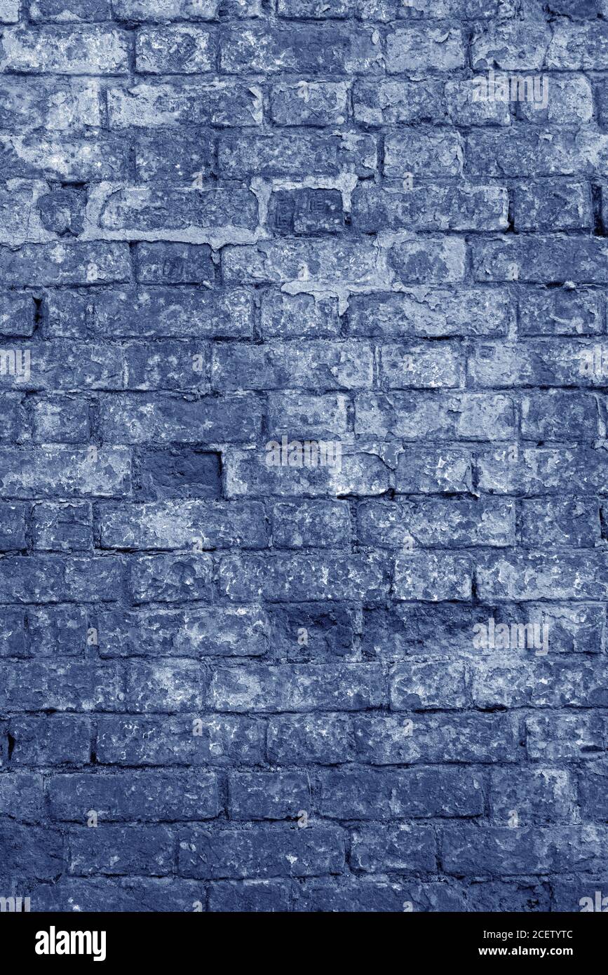 Blue brick building wall. Interior of a modern loft Stock Photo - Alamy