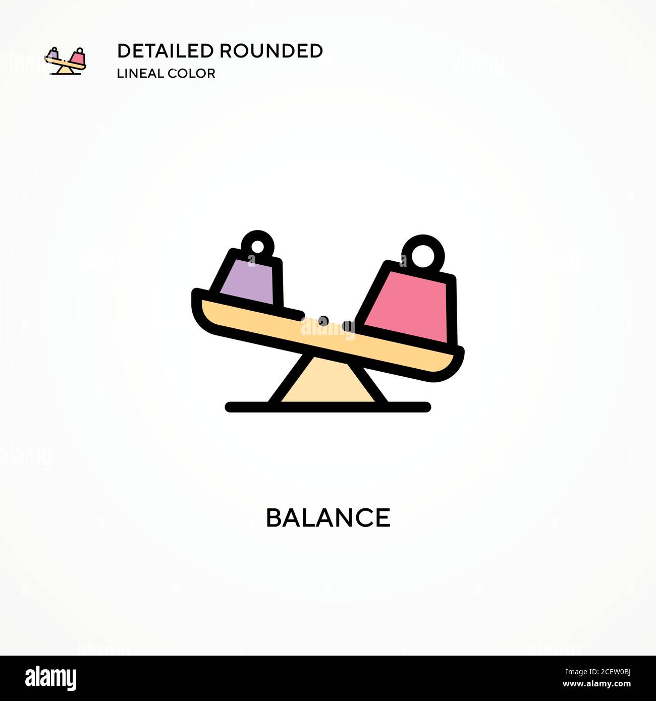 Balance vector icon. Modern vector illustration concepts. Easy to edit ...