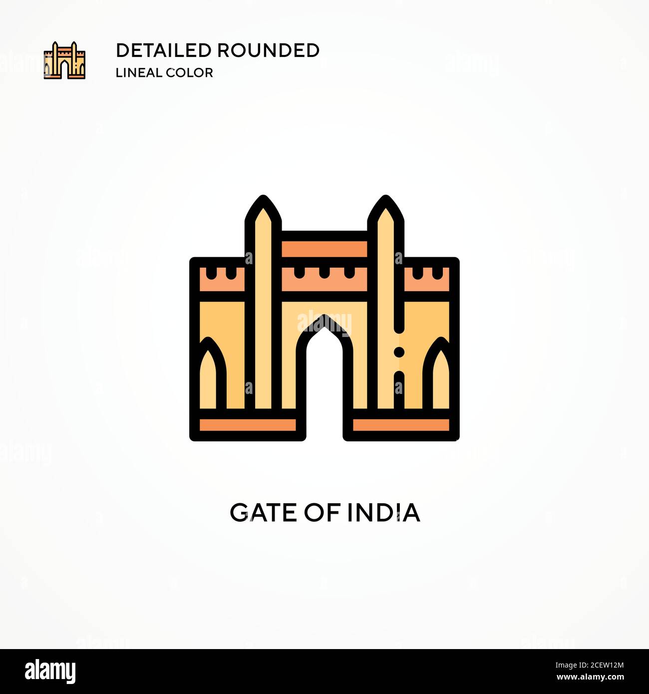 Gateway of india history Stock Vector Images - Alamy