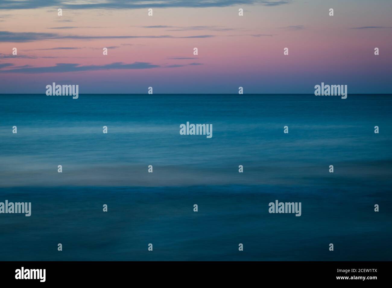sunrise over the sea, morning colors Stock Photo - Alamy