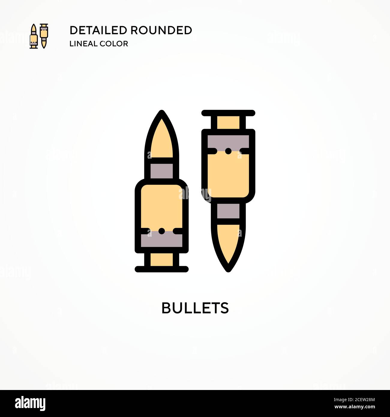 Bullets vector icon. Modern vector illustration concepts. Easy to edit ...