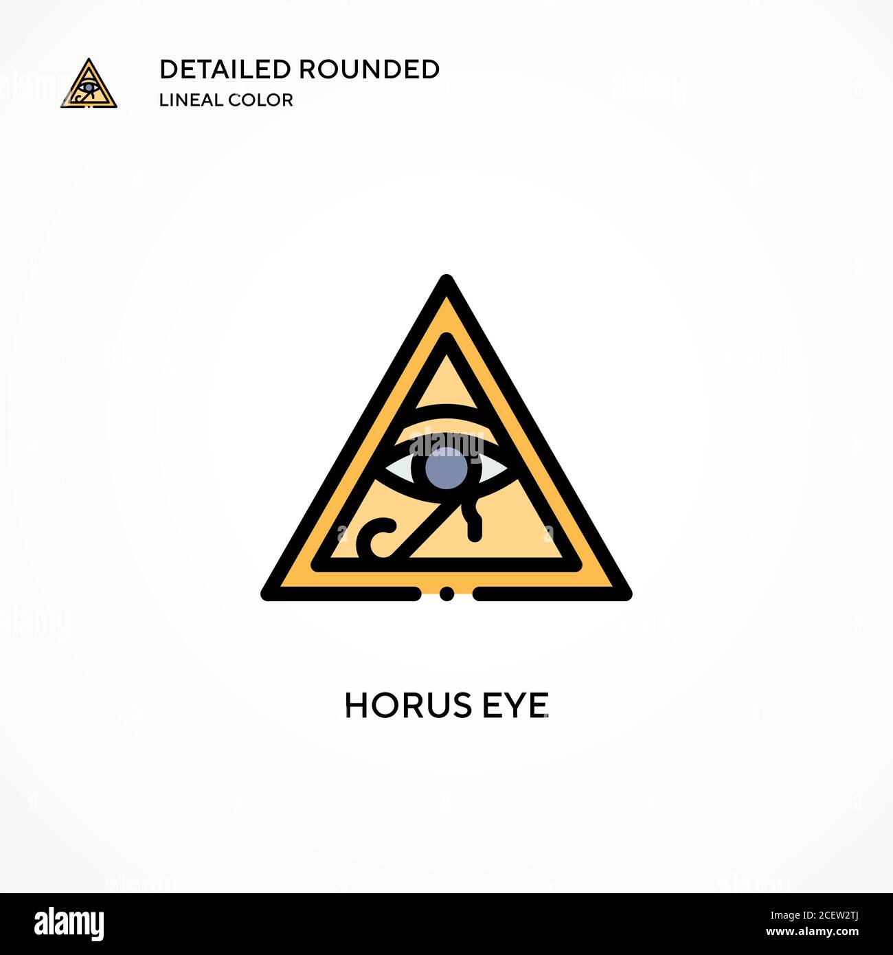 Horus eye vector icon. Modern vector illustration concepts. Easy to ...