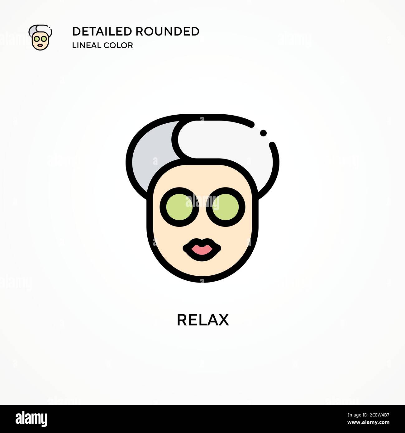 Relax vector icon. Modern vector illustration concepts. Easy to edit ...