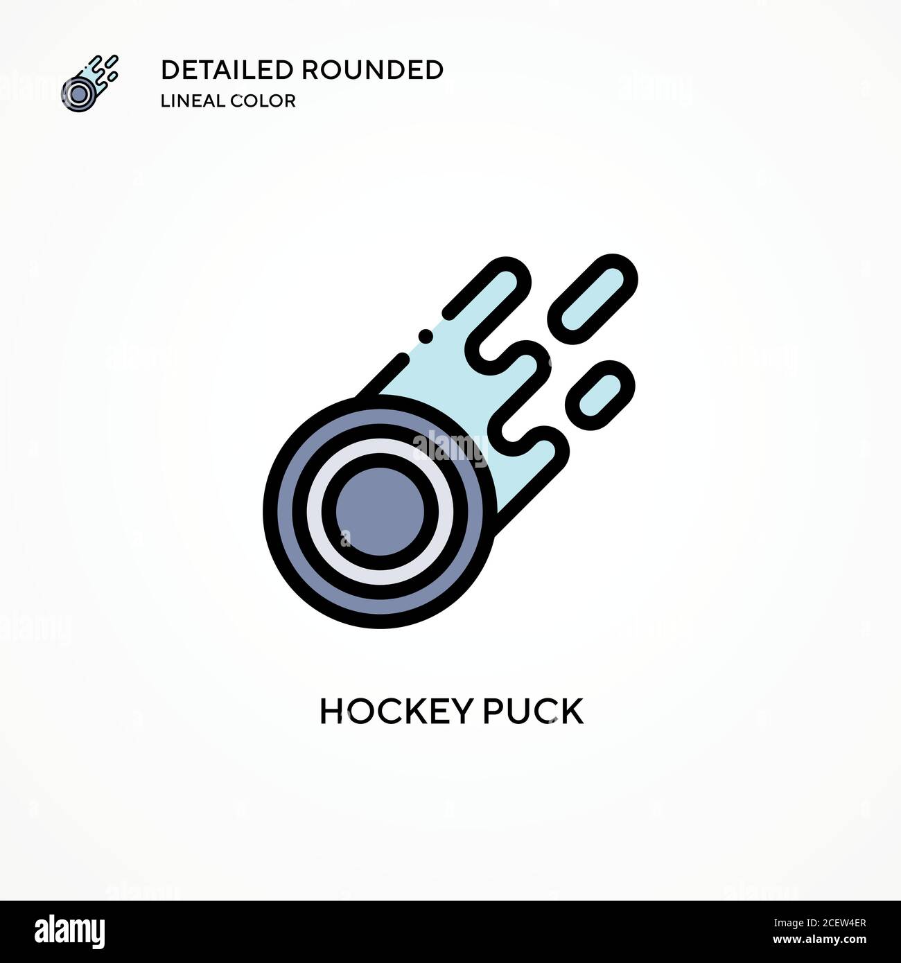 Hockey puck vector icon. Modern vector illustration concepts. Easy to ...