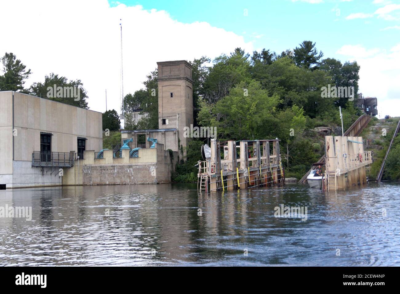 Big Chute Marine Railway at Big Chute Ontario Stock Photo - Alamy