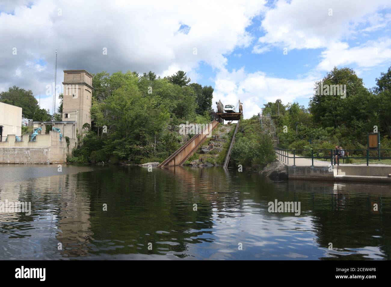 Big Chute Marine Railway at Big Chute Ontario Stock Photo - Alamy