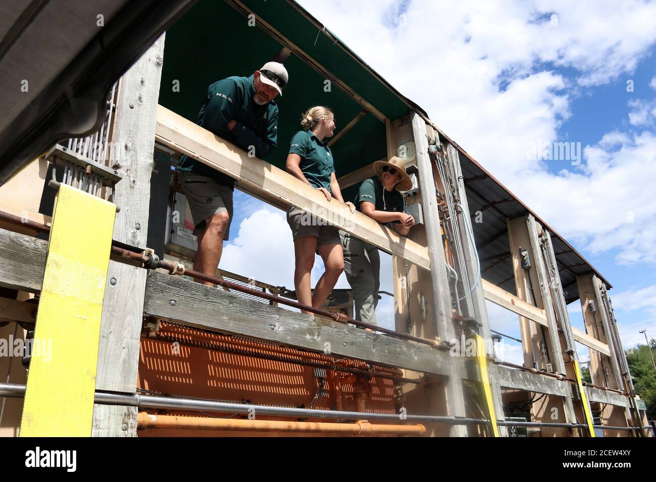 Big Chute Marine Railway at Big Chute Ontario Stock Photo - Alamy