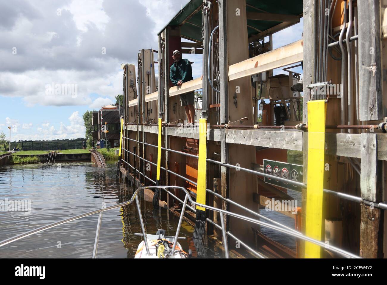 Big Chute Marine Railway at Big Chute Ontario Stock Photo - Alamy