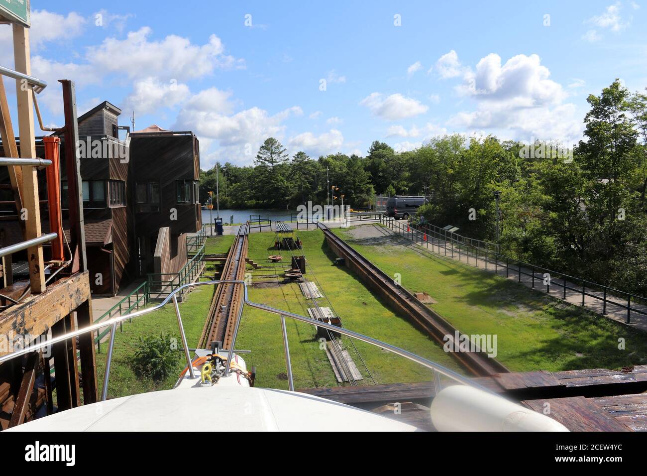 Big Chute Marine Railway at Big Chute Ontario Stock Photo - Alamy