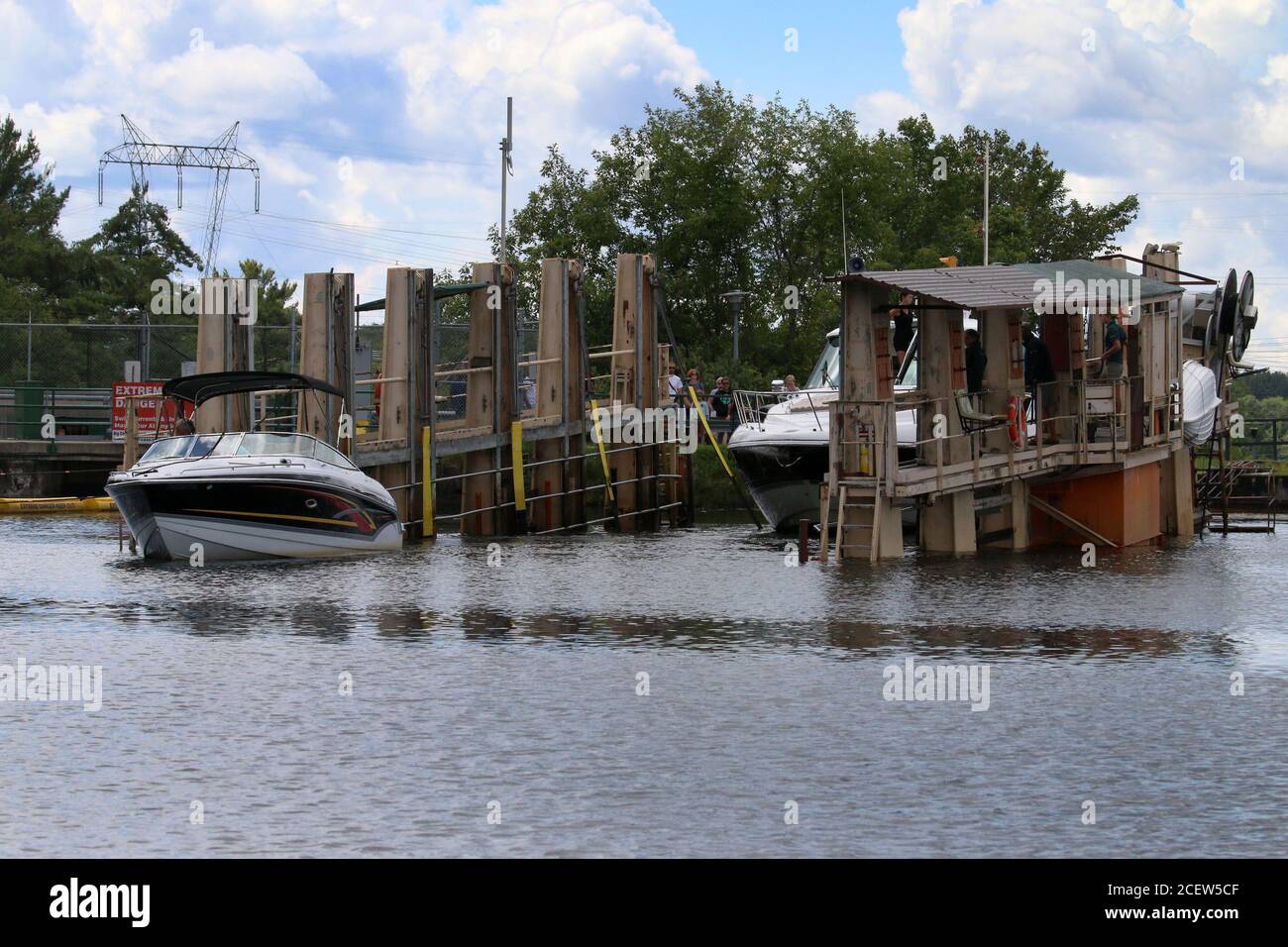 Big Chute Marine Railway at Big Chute Ontario Stock Photo - Alamy
