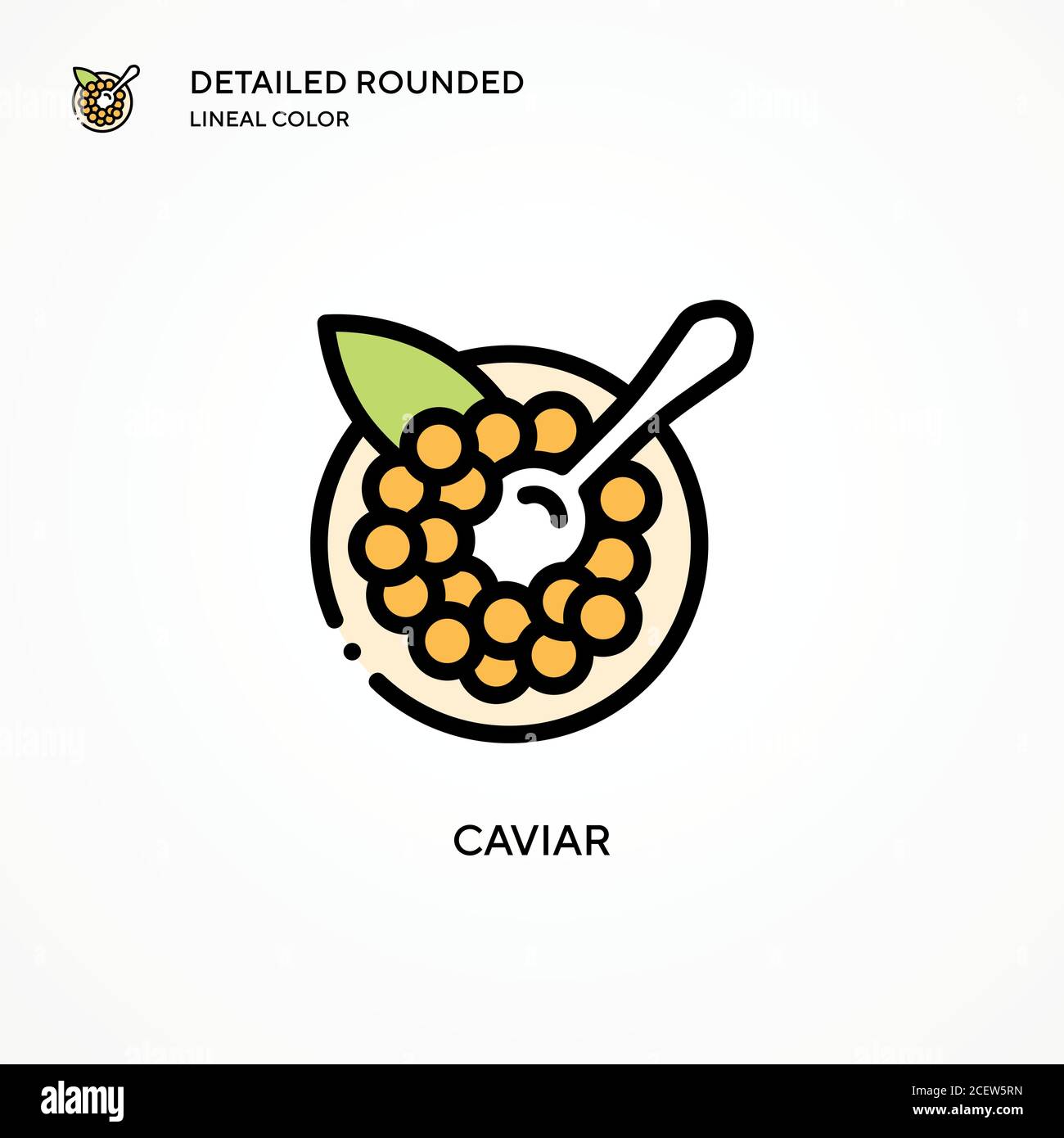 Caviar vector icon. Modern vector illustration concepts. Easy to edit ...