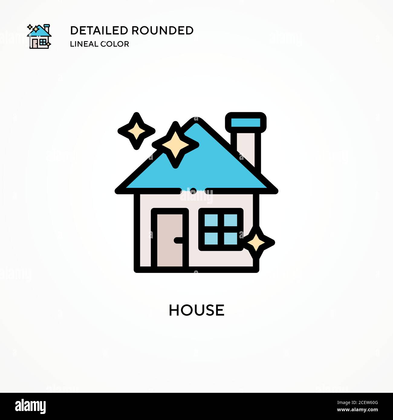 House vector icon. Modern vector illustration concepts. Easy to edit ...