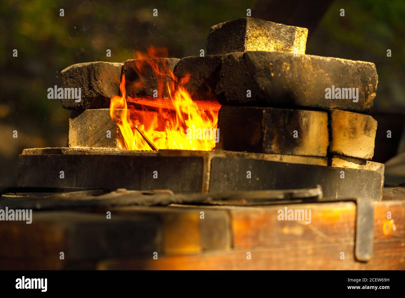 Hot metal bricks hi-res stock photography and images - Alamy