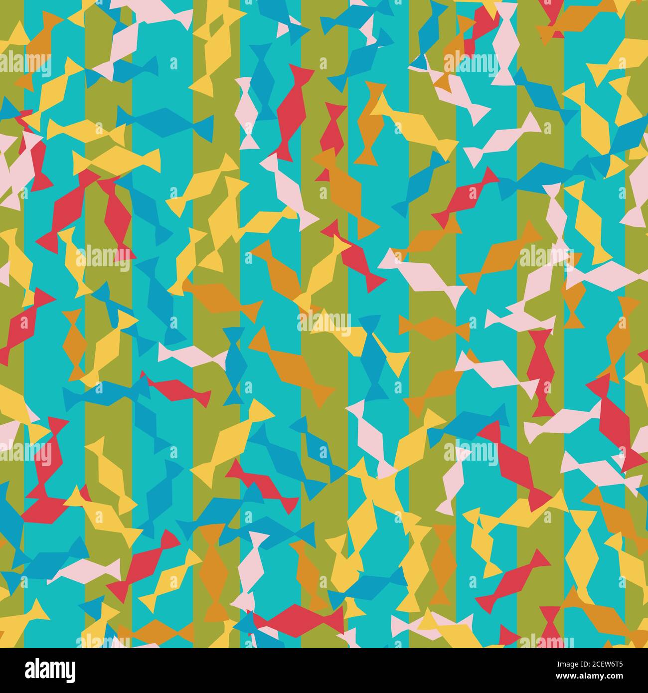 scattered colorful candies seamless vector pattern Stock Vector Image ...