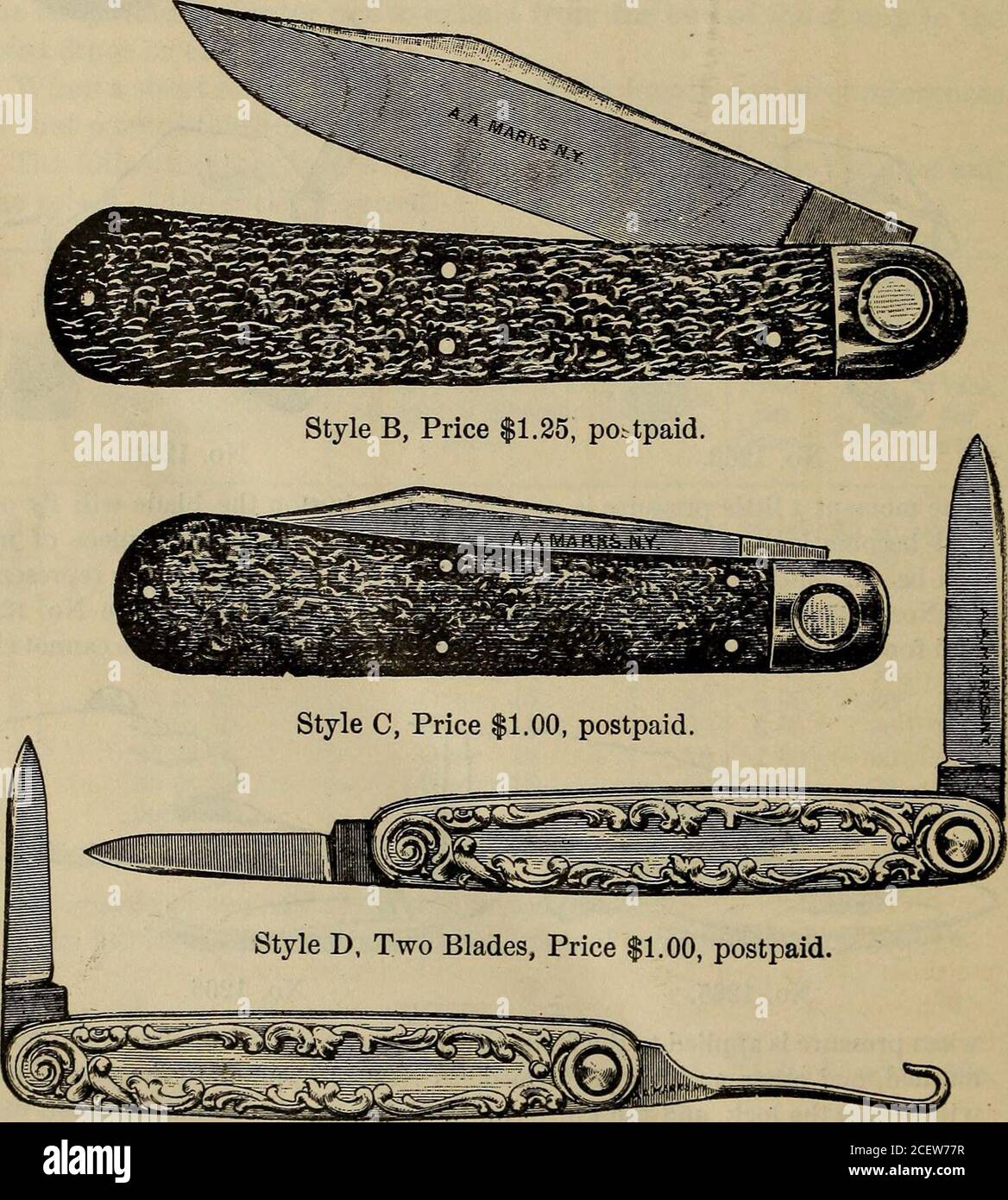 Ordinary three blade pocket knife hi-res stock photography and images ...