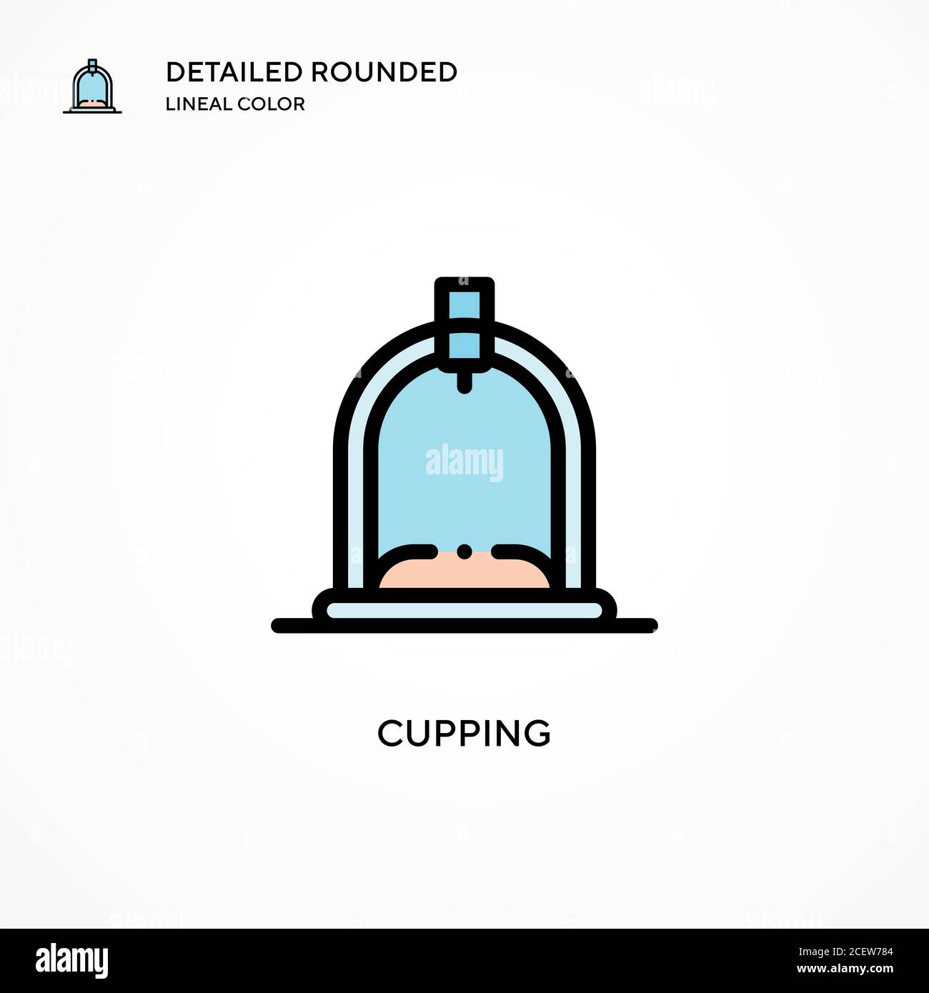 Cupping vector icon. Modern vector illustration concepts. Easy to edit ...