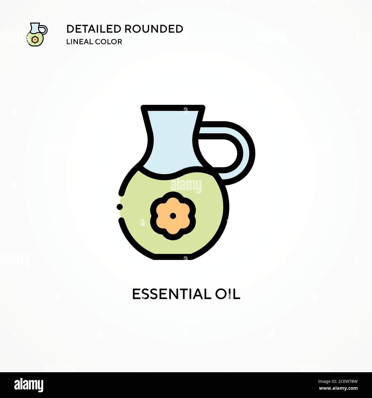 Essential oil vector icon. Modern vector illustration concepts. Easy to ...