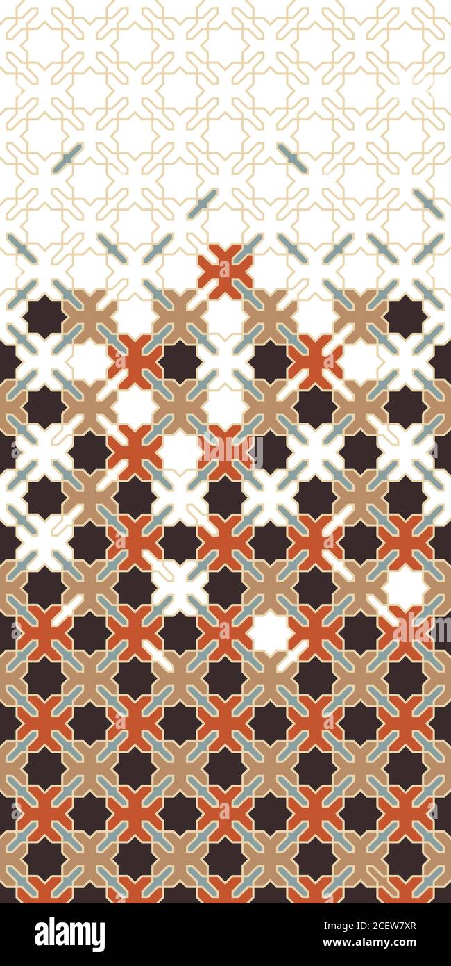 Arabesque vector pattern. Modern islamic geometric background, texture ...