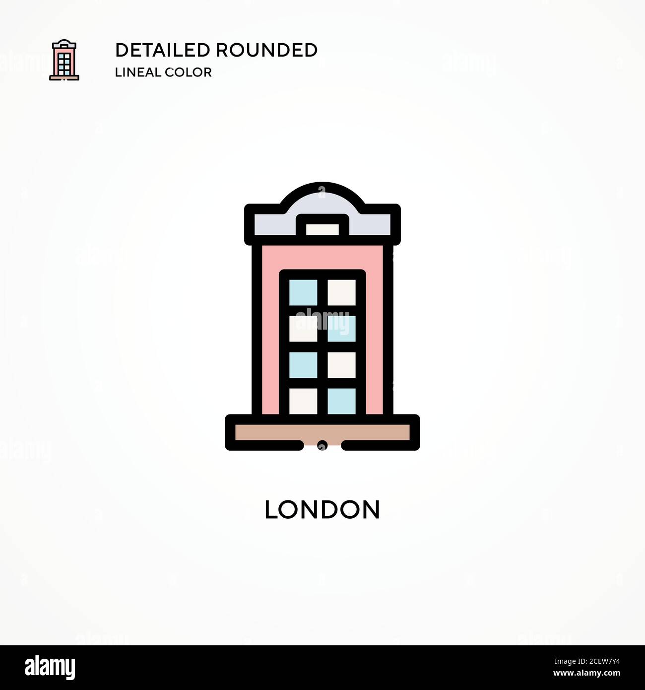 London vector icon. Modern vector illustration concepts. Easy to edit ...