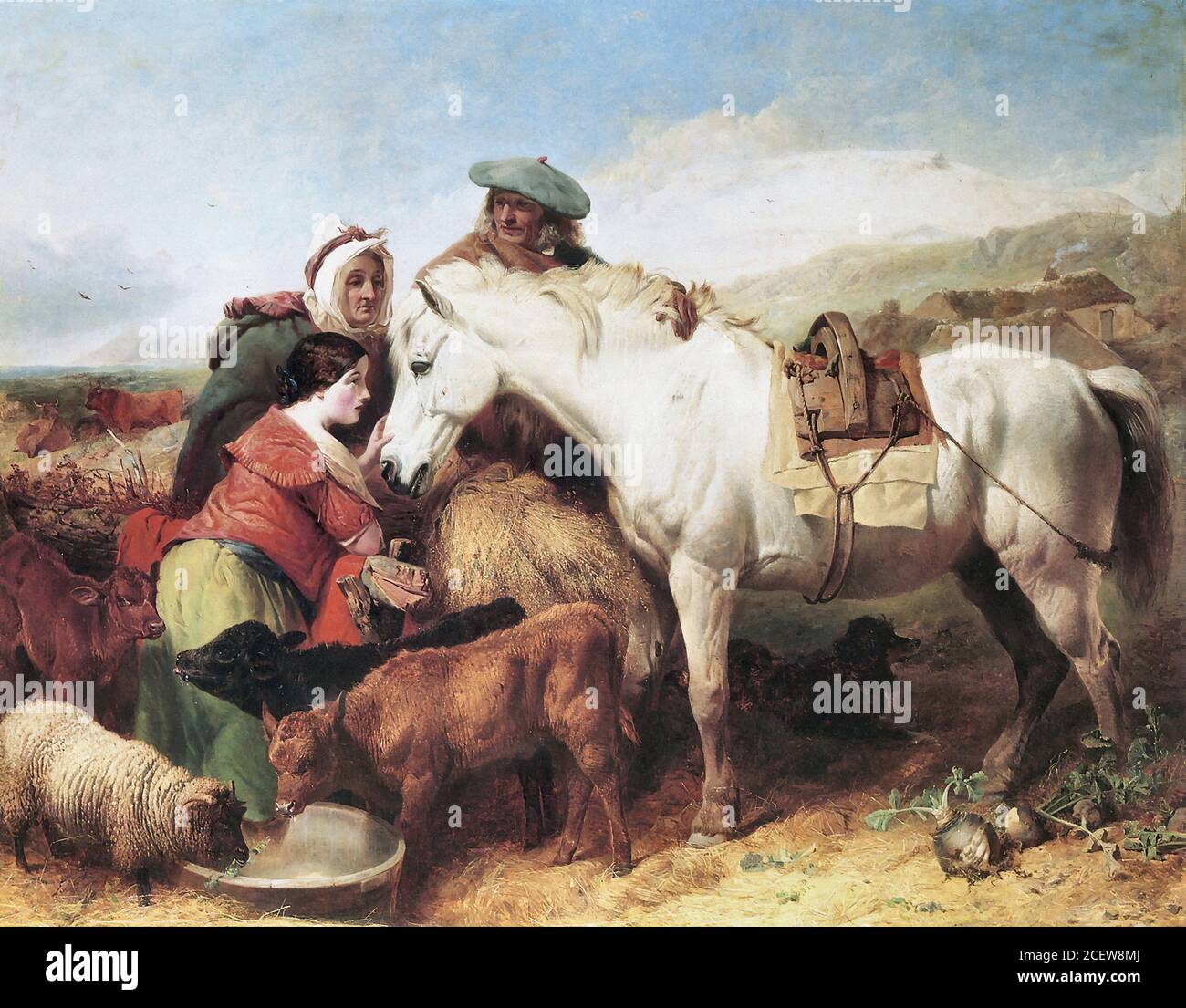 Ansdell Richard - the Auld Farmer's New Year's Gift to His Auld Mare ...