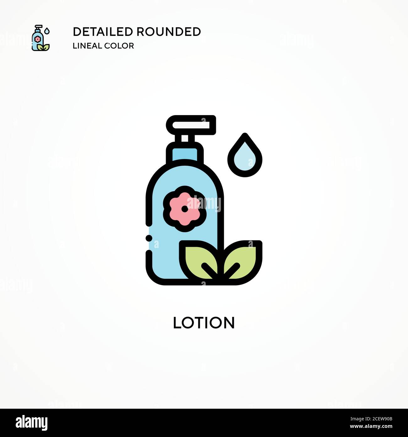 Lotion vector icon. Modern vector illustration concepts. Easy to edit ...