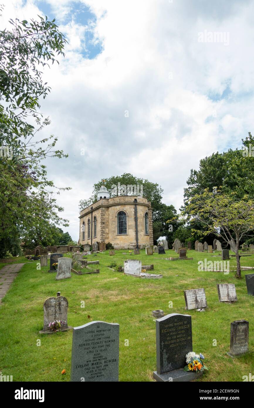 St Peter and St Paul church and graveyard Cherry Willingham Jun 2020 ...